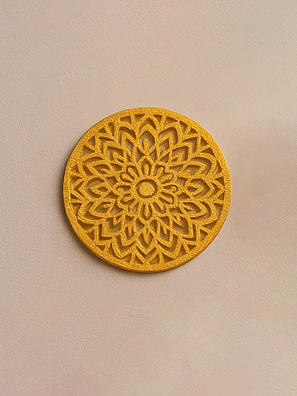 Classic Round Floral Edible Lattice Sheet